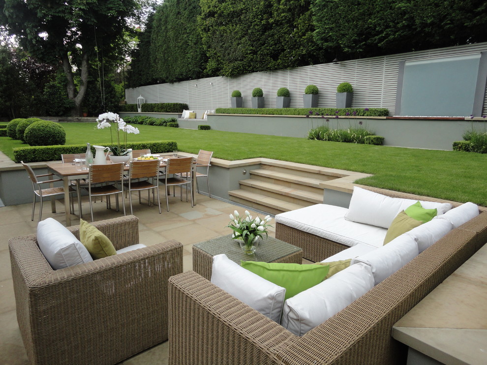 Large Family Garden Wimbledon - Patio - London - by Harrington Porter ...