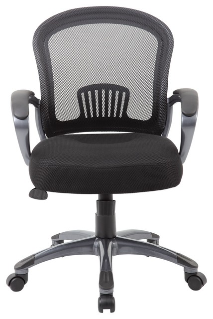 Boss Ergonomic Mesh Task Chair, Mid Back - Contemporary - Office Chairs ...