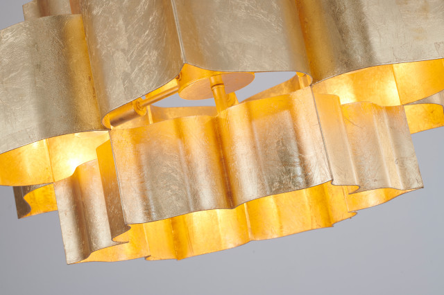 Metal 3-Tier Light Fixture - Contemporary - Pendant Lighting - by ...