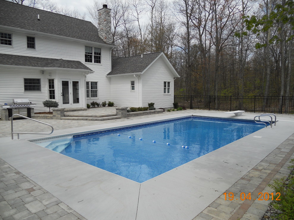 18x36 Pool w/ Auto Cover - Traditional - Pool - Other - by Spartan ...