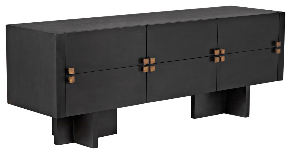 Amidala Sideboard, Two-Tone Pale - Transitional - Buffets And ...