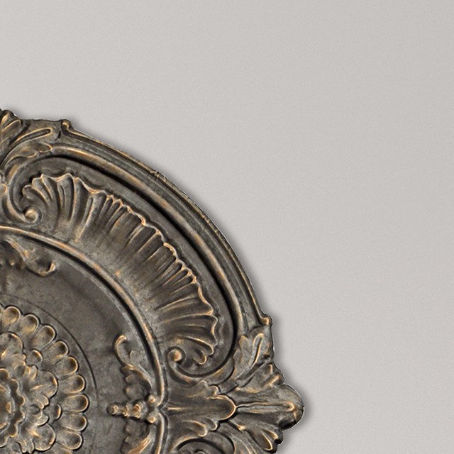 Aged Rosette Medallion Wall Decor - Traditional - Wall Accents - by GwG ...