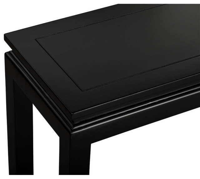 Black Elmwood Zen Style Asian Console Table - Asian - Console Tables ...
