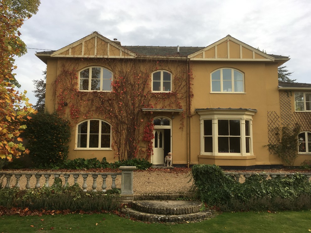 LG Portland Stone pale render & LG Portland Stone Deep windows? | Houzz UK