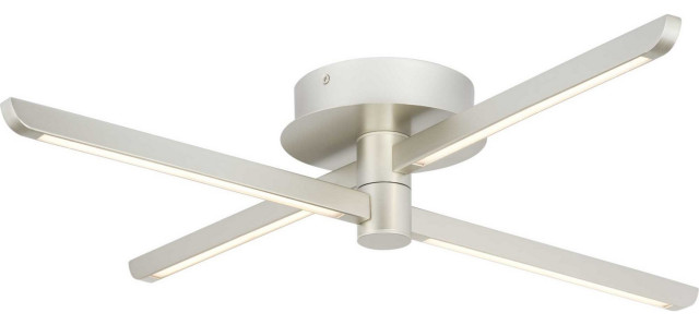 Pivot Led LED Ceiling Or Wall Mount, Burnished Nickel - Modern - Flush ...