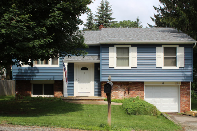 Hopatcong After Quarry Gray Roof Regata Blue Dutch Lap Siding - Other ...