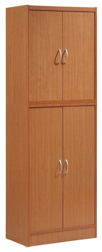 4 Door Pantry - Transitional - Pantry Cabinets - by Homesquare | Houzz