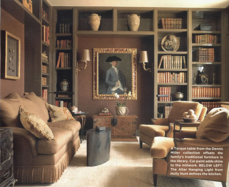 Built in bookcases in study question...