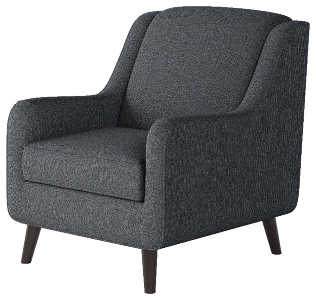 Southern Home Furnishings Truth or Dare Navy Polypropylene Accent Chair ...