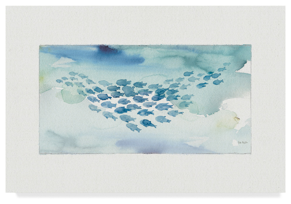 Lisa Audit 'Sea Life 1' Canvas Art - Beach Style - Prints And Posters ...