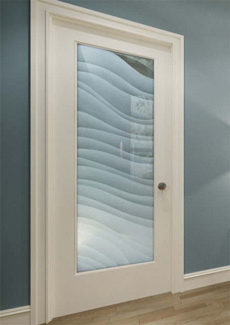 Interior Prehung Door or Interior Slab Door - Dreamy Waves - Primed ...