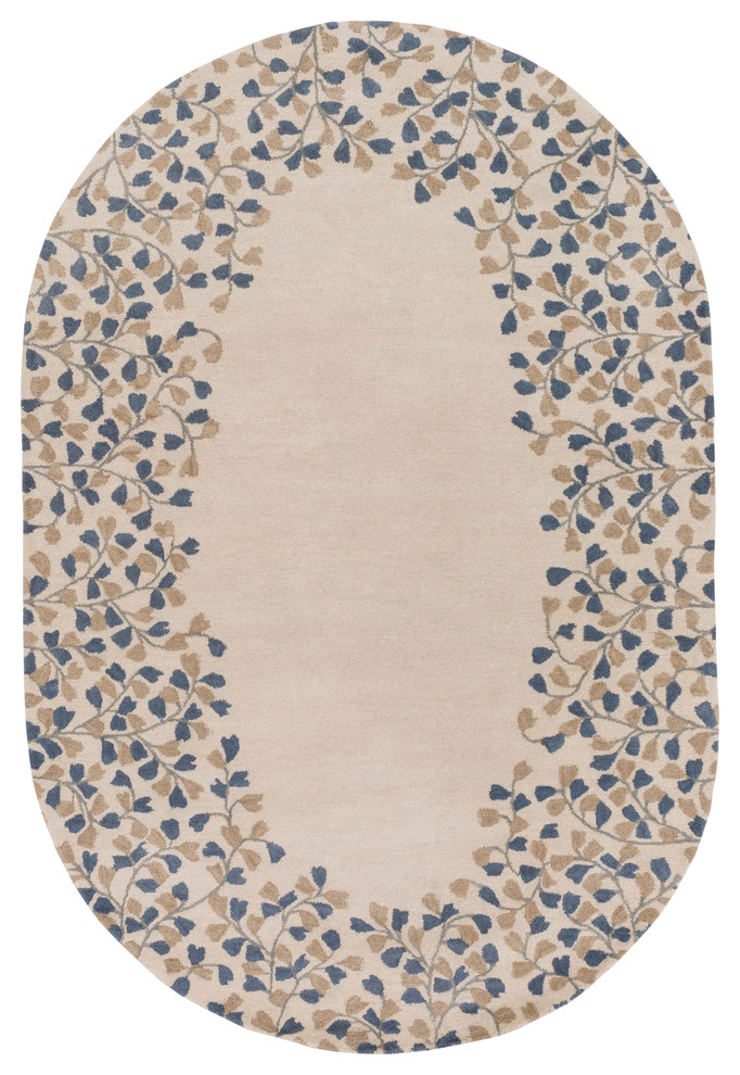 Athena Area Rug, 6' x 9' Oval - Contemporary - Area Rugs - by Surya | Houzz
