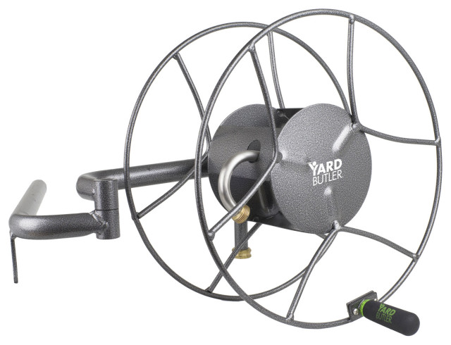 Wall Mounted Swivel Hose Reel - Modern - Garden Hoses - by Yard Butler ...