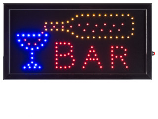 Bar LED Sign, Lighted Neon Electric Bar Sign With Animation by Lavish ...