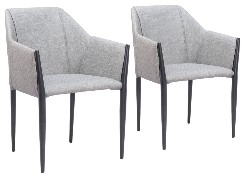 Andover Dining Chair (Set of 2) Slate Gray - Midcentury - Dining Chairs ...