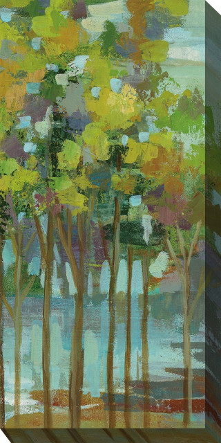Woodland Grove No2 Outdoor Art Print 24x48 - Contemporary - Outdoor ...
