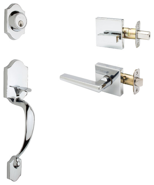 Active Handle Set, Verona Lever Interior Trim - Traditional - Door ...