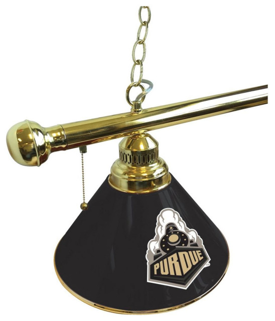 Holland Purdue 3-Shade Billiard Light - Brass Fixture - Contemporary ...