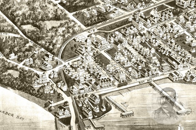 Old Map of Somers Point New Jersey 1925, Vintage Map Art Print, 18"x24 ...