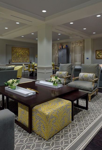 TCU Chi Omega Sorority House - Classique - Salon - Dallas - par Inside ...