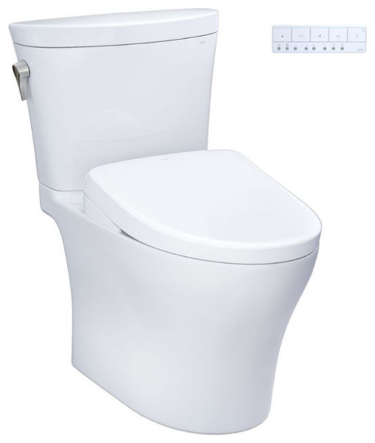 TOTO Aquia IV Arc Two-Piece Toilet w/ WASHLET+ (S7A), Auto-Flush ...