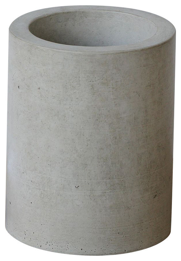 Concrete Waste Basket - Industrial - Wastebaskets - by Rough Fusion | Houzz