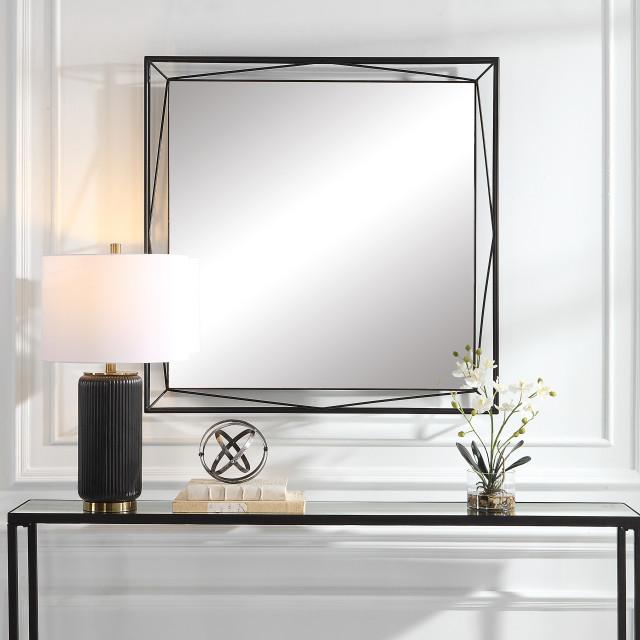 Uttermost Entangled Modern Square Mirror - Transitional - Wall Mirrors ...
