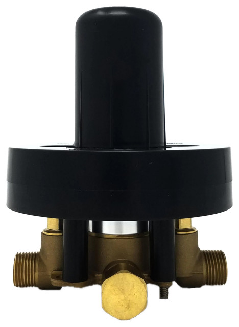 Hotel de Ville Square Single Handle, Tub and Shower Trim Set With Rough ...