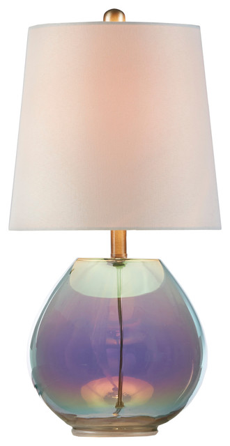 510 Design Ranier Iridescent Glass Table Lamp Green - Contemporary ...