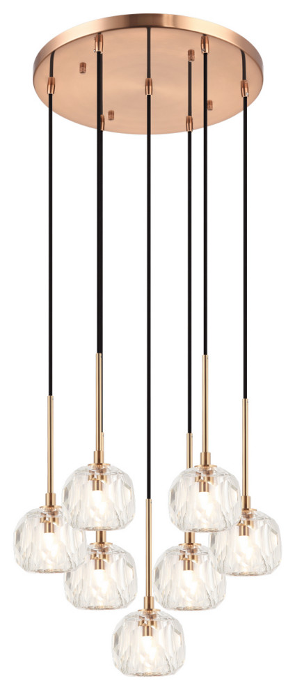 Matteo Lighting C61437AGBK Pendant, Aged Gold Brass Finish ...