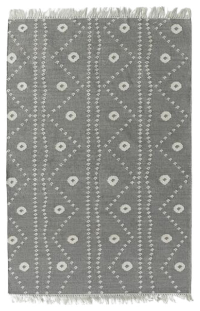 Natural Cotton Rug | Andrew Martin Sabra, Small - Contemporary ...
