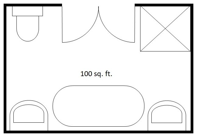 How Large Is 100 Square Feet