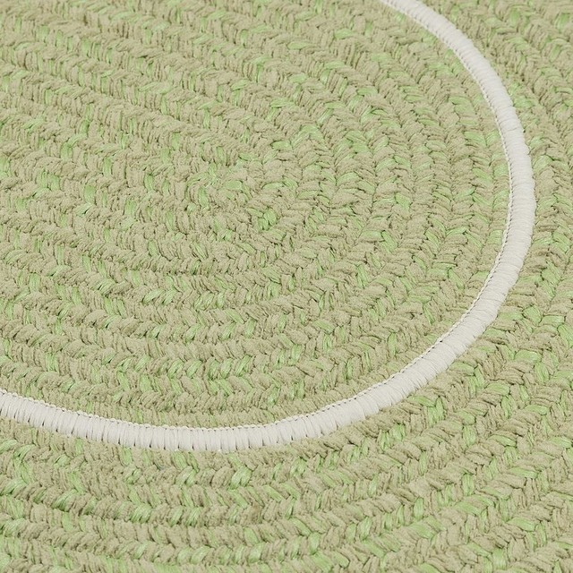 Silhouette Rug, Celery, 6' Round - Contemporary - Outdoor Rugs - by ...