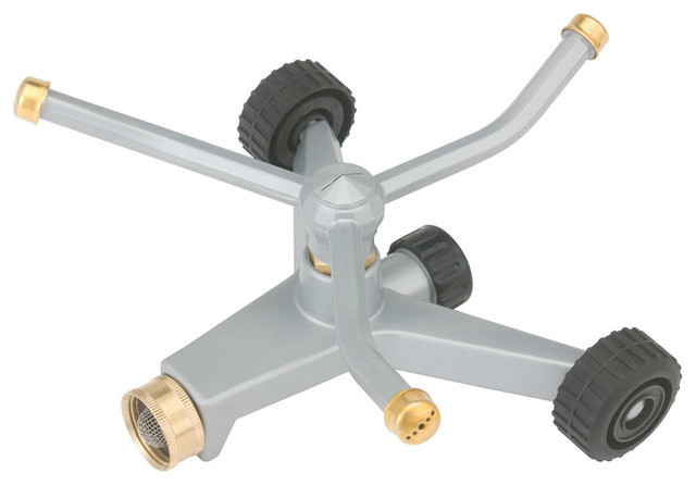 Gilmour 3-Arm Metal Square Pattern Rotary Sprinkler - Traditional ...