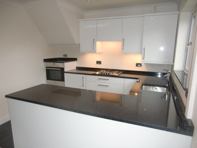Black Pearl granite worktops - Contemporary - Kitchen - Manchester - by ...