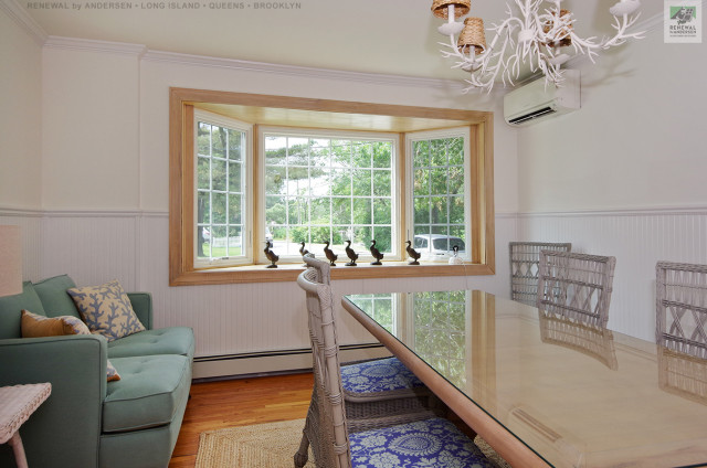 New Bay Window in Delightful Dining Room - Renewal by Andersen Long ...