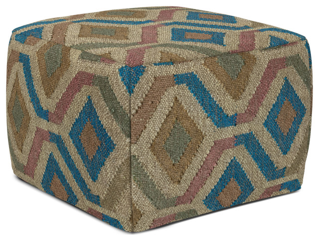 Johanna Square Pouf - Southwestern - Floor Pillows And Poufs - by ...