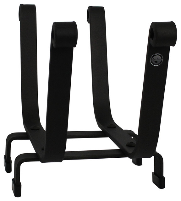 Handcrafted Indoor & Outdoor Log Basket Fireplace Rack Bronze ...