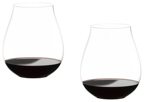 Riedel O Big "O" Pinot Noir Glass - Set of 2 - Contemporary - Wine ...
