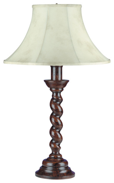 Rope Twist Lamp - Traditional - Table Lamps - by Lodgeandcabins | Houzz
