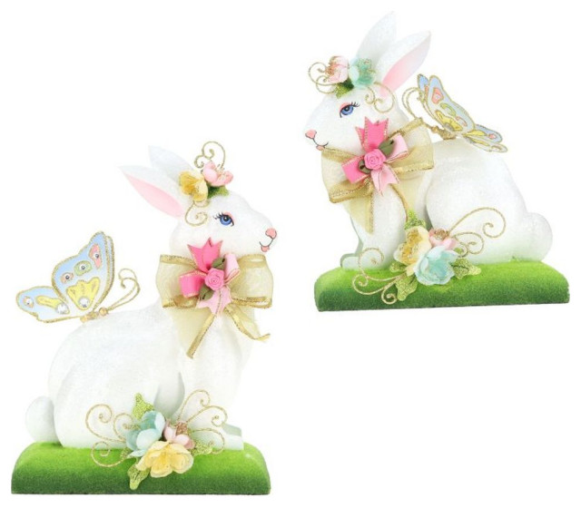 Mark Roberts Spring 2022 Spring Rabbits Figurine, 7"-9", Assortment of ...