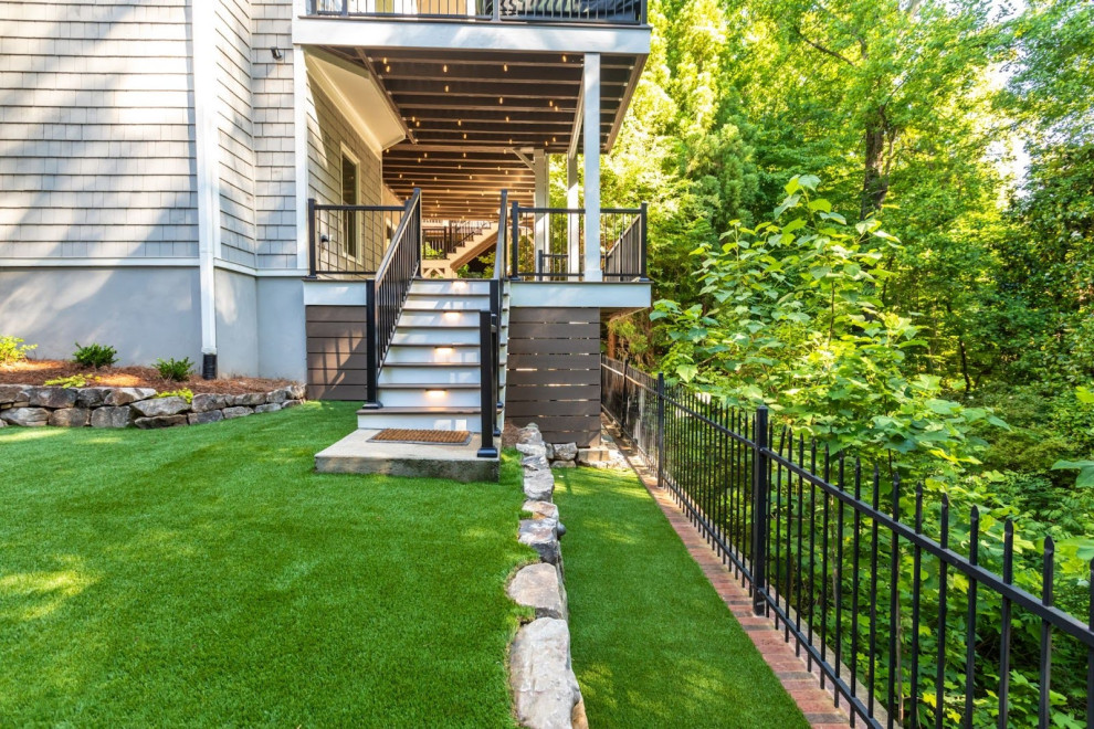 Backyard Landscape Design - Atlanta - by Outdoor Makeover & Living ...