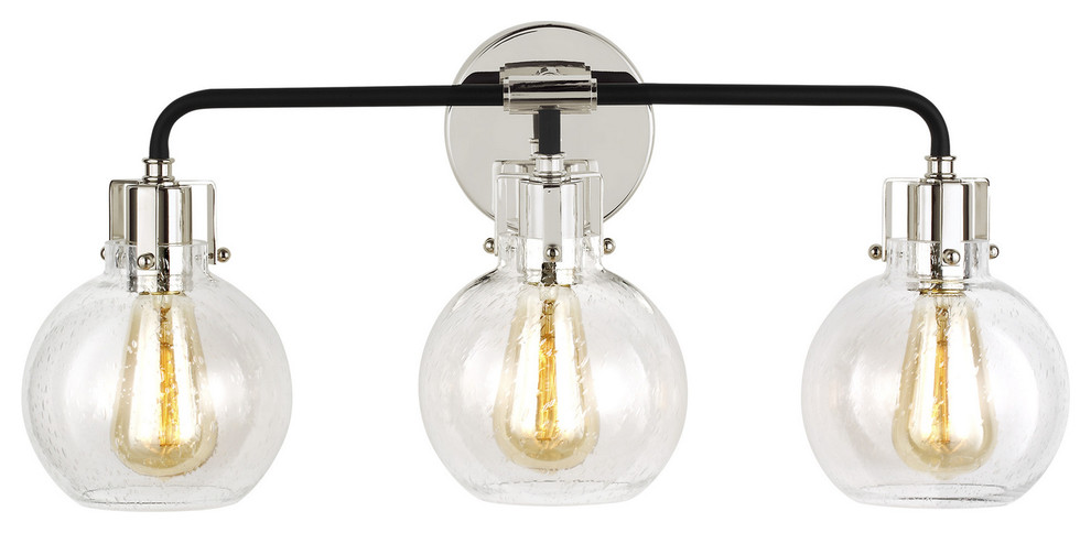 Murray Feiss Clara Three Light Bath Fixture VS24403PN/TXB - Industrial ...