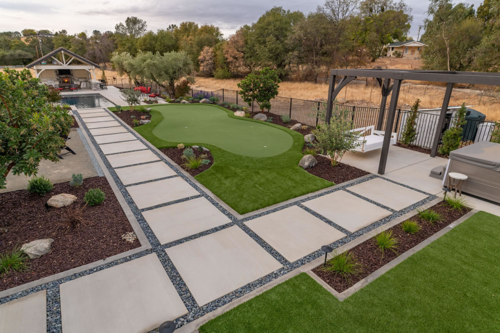 Modern Farm House Master Plan - Farmhouse - Landscape - Sacramento - by ...
