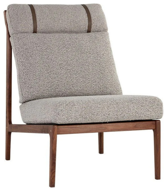 Georgi Lounge Chair, Altro Cappuccino - Midcentury - Armchairs And ...