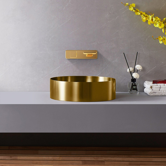 Fiorella Modern Round Vessel Sink - Contemporary - Bathroom Sinks - by ...