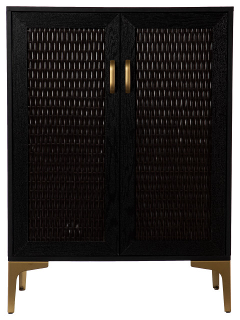 Alessandra Two-Door Bar Cabinet - Contemporary - Wine And Bar Cabinets ...