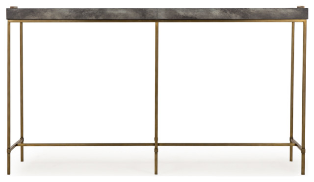 Charcoal Tray Top Console Table | Andrew Martin Edith - Contemporary ...