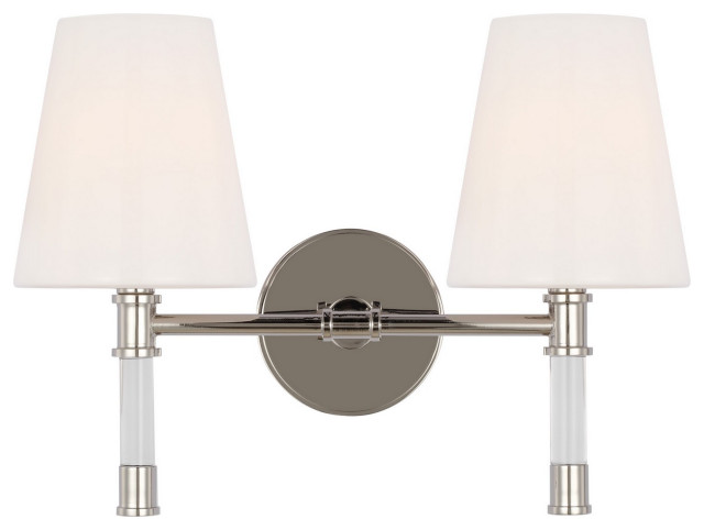 Visual Comfort Studio Hanover Two Light Bath Vanity - Transitional - Bathroom Vanity Lighting ...