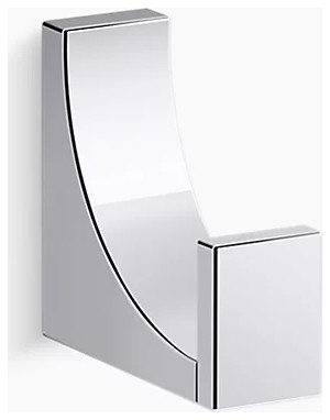 Kohler 26569-CP Minimal Single Robe Hook - Contemporary - Robe & Towel Hooks - by The Stock ...